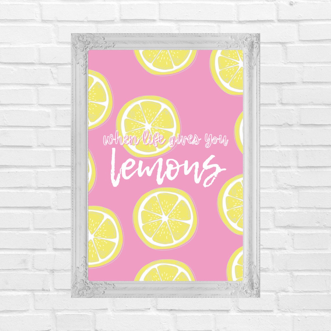 When Life Gives You Lemons 5x7 Digital Download Print | Etsy