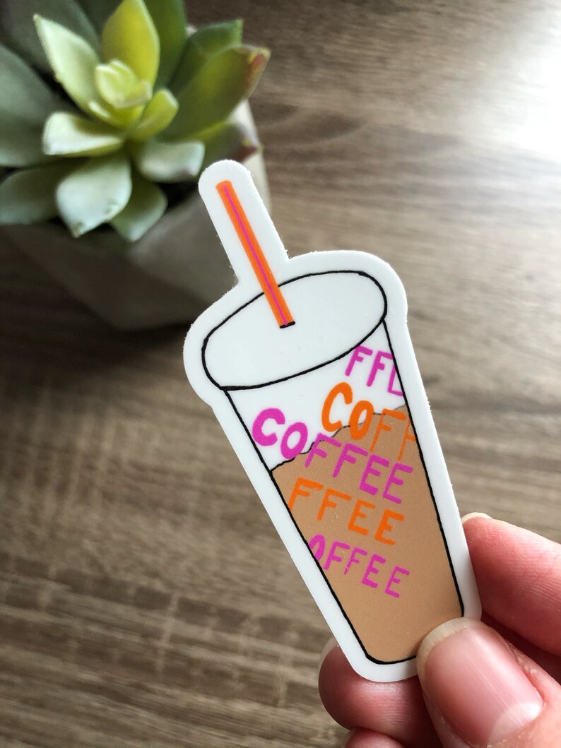 Coffee Cup Sticker - Etsy