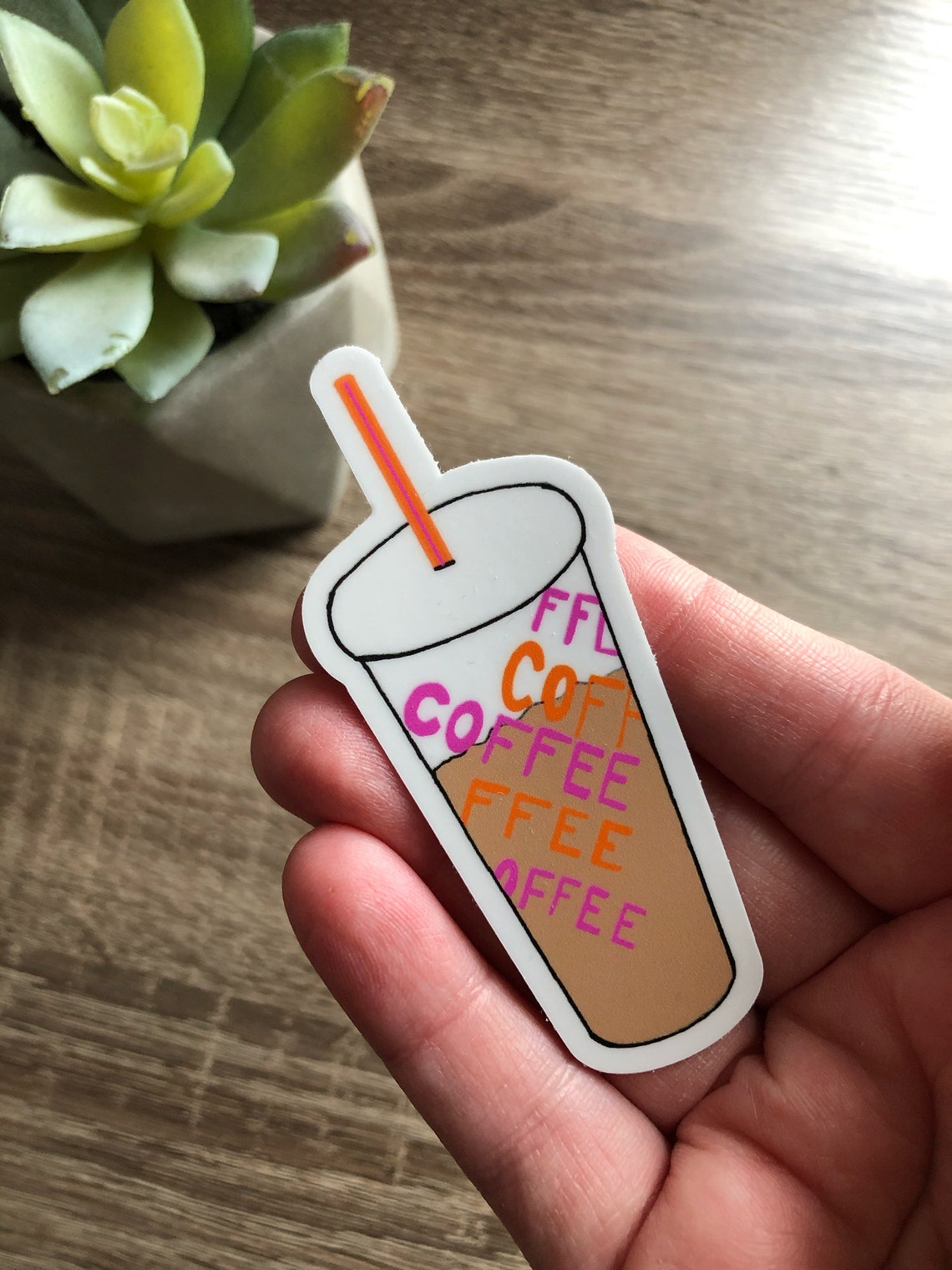 Coffee Cup Sticker - Etsy