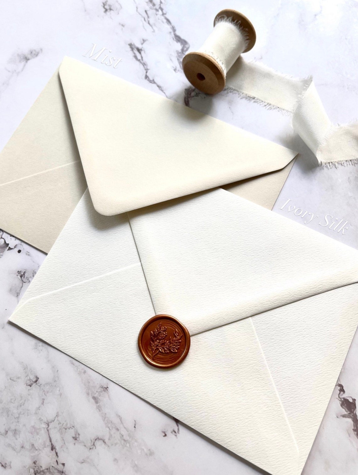 Ivory Silk Envelopes Mist Envelopes C6 C5 or 5x7 - Etsy UK