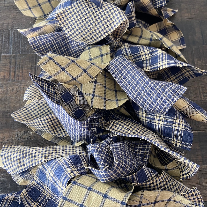 Rag Tie Garland - Etsy