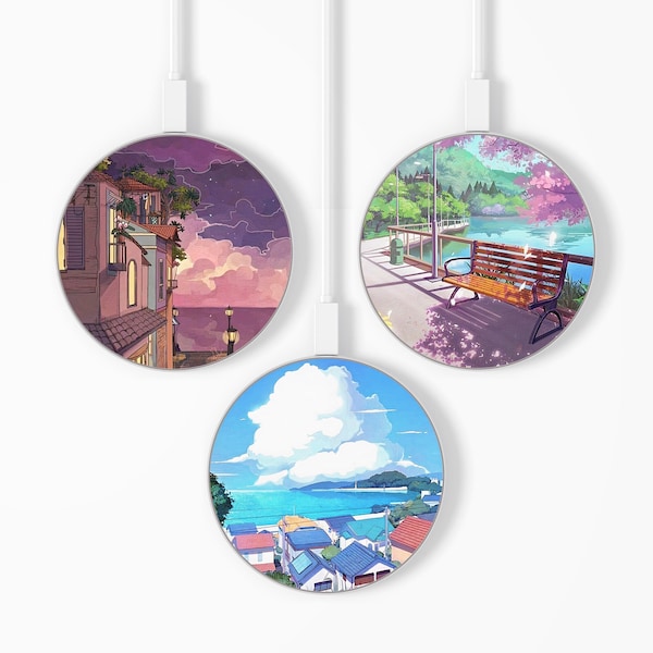 Wireless Charger Anime Girl - Etsy