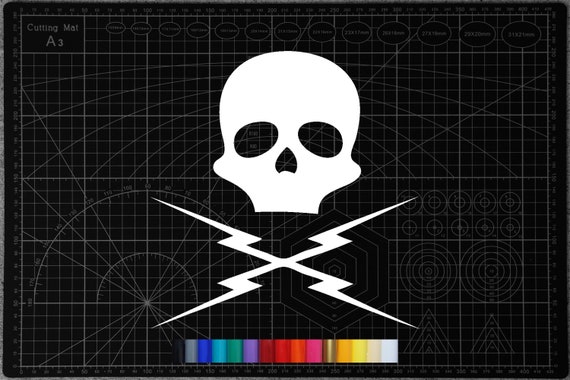 Death Proof Skull Decal Sticker 1 Decal Sticker Decal for - Etsy