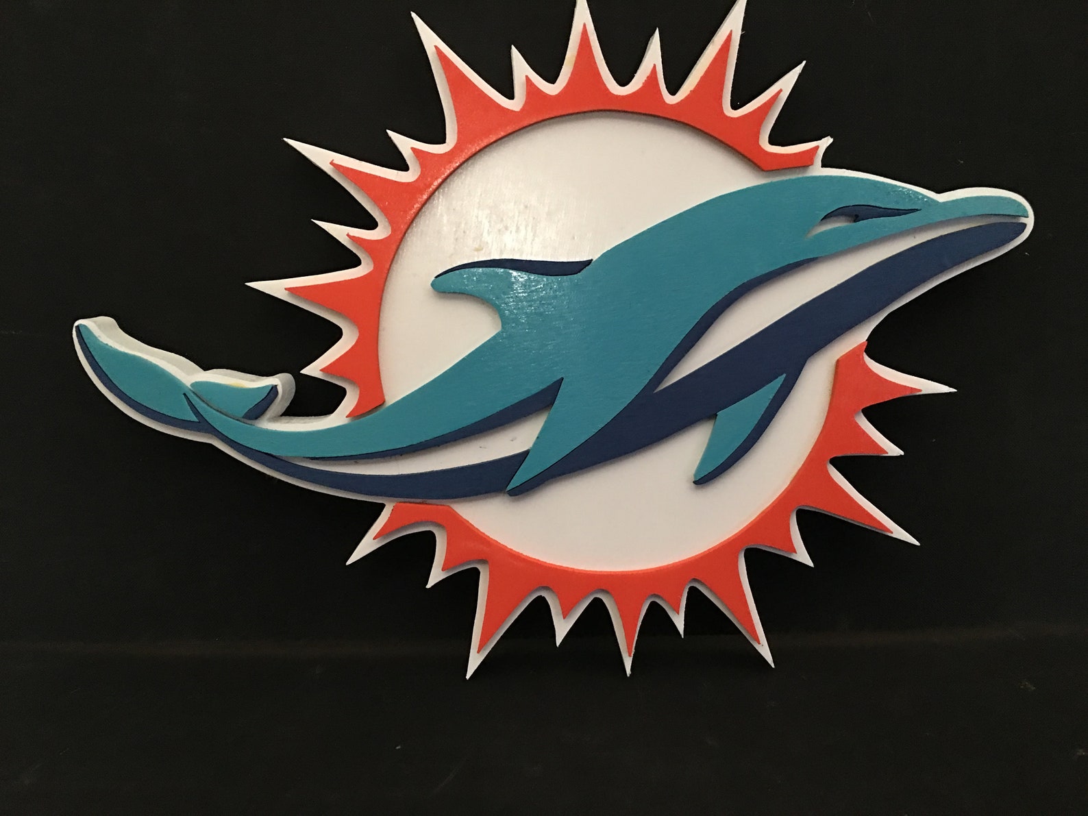 Miami Dolphins Wood Sign - Etsy
