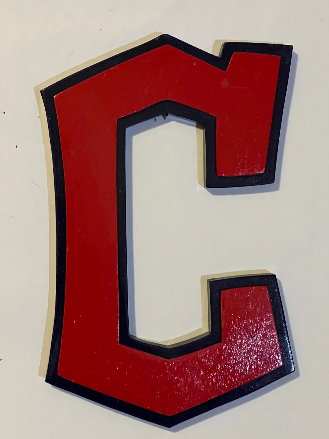 Cleveland C Wood Sign - Etsy