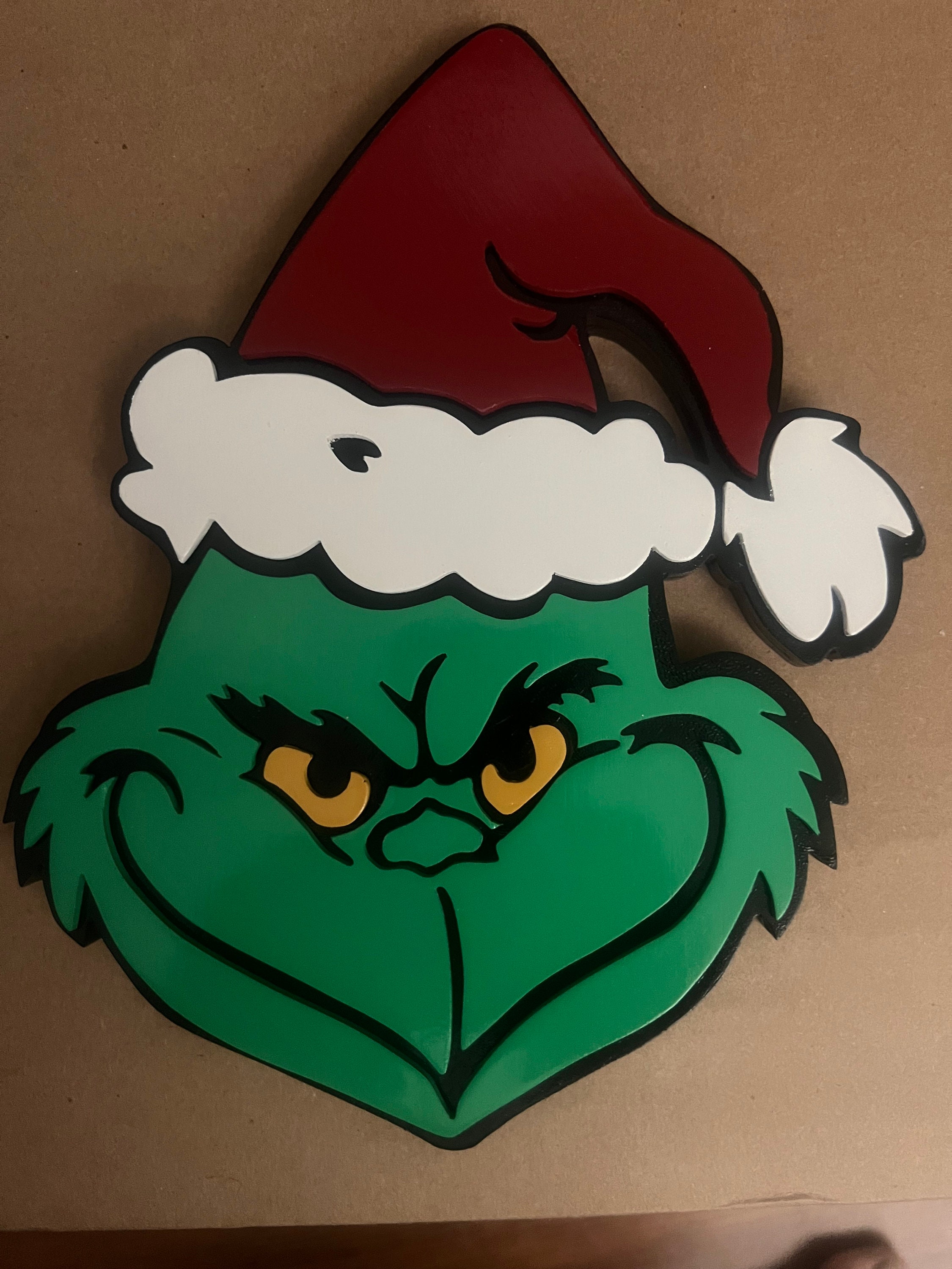 The Grinch Wood Sign - Etsy