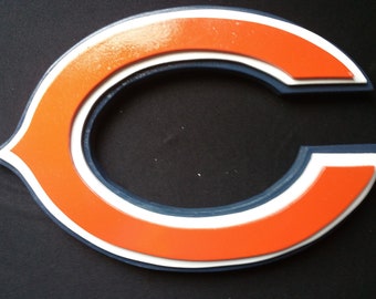 12 Diameter Chicago Bears Officially Licensed Pro Football Sign-sports ...