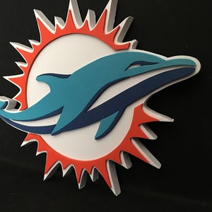 Miami Dolphins Wood Sign - Etsy