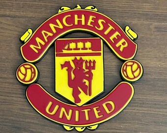 Manchester United Wood Sign - Etsy