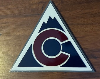Colorado Avalanche 3D Wood Sign - Etsy