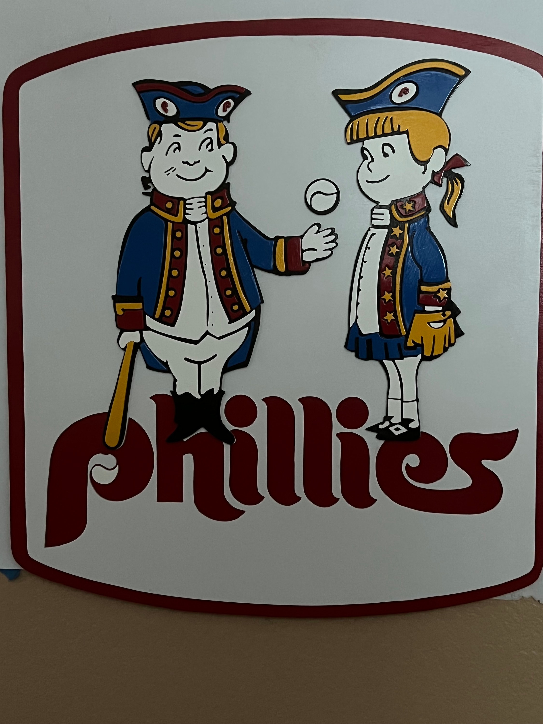 Philadelphia Phillies Large Wood Sign - Etsy