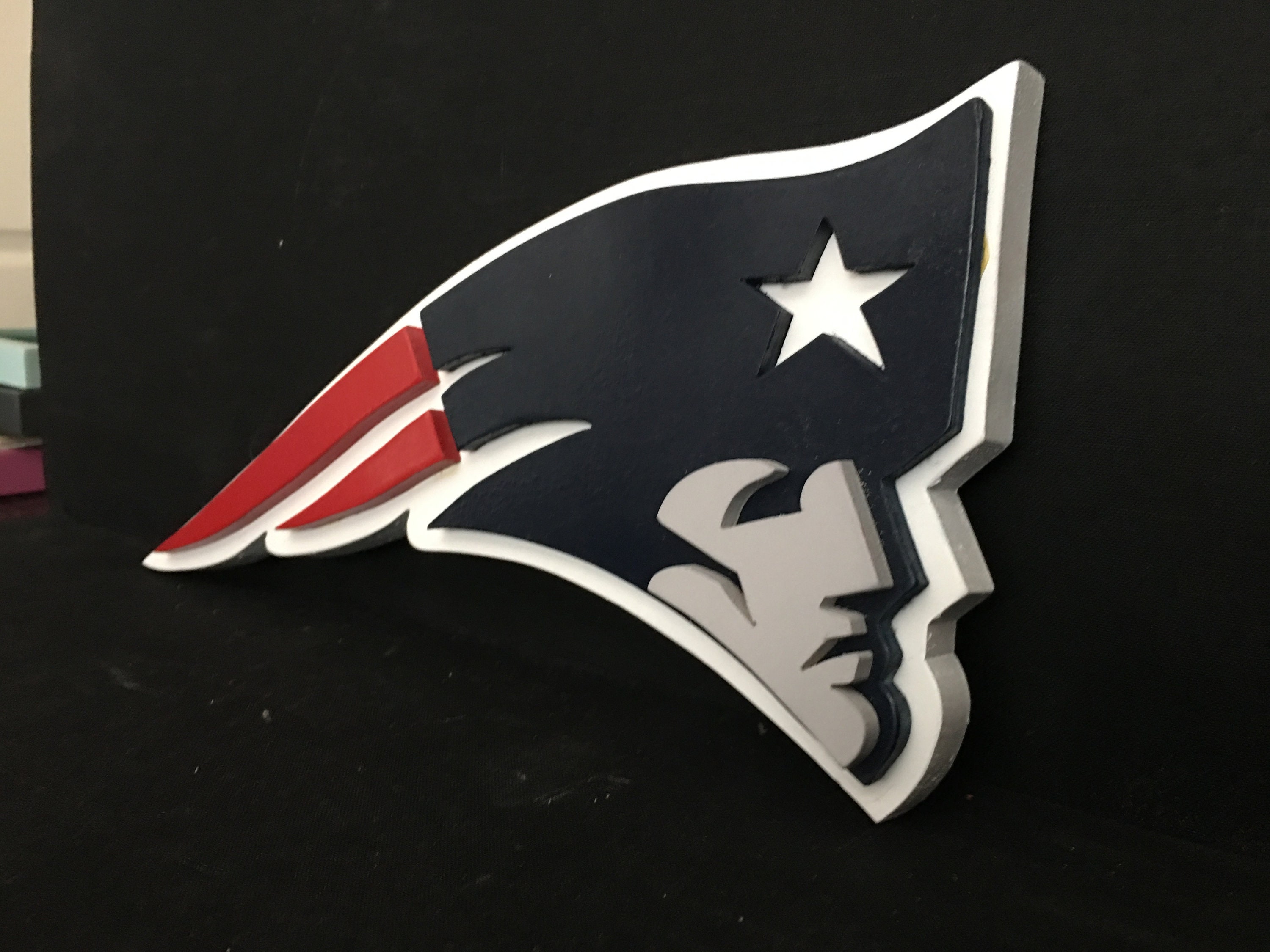 New England Patriots Wood Sign - Etsy