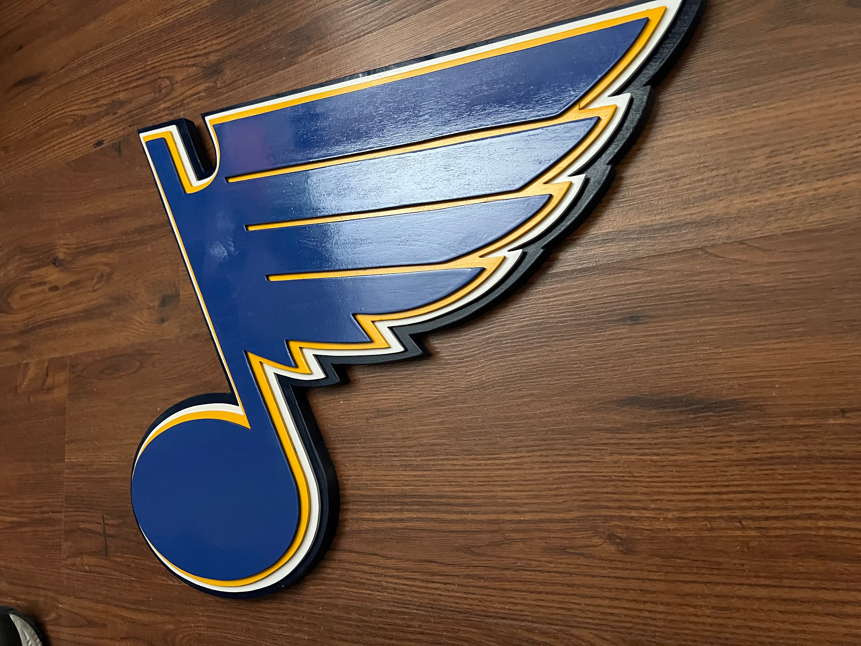 St. Louis Blues Wood Sign - Etsy