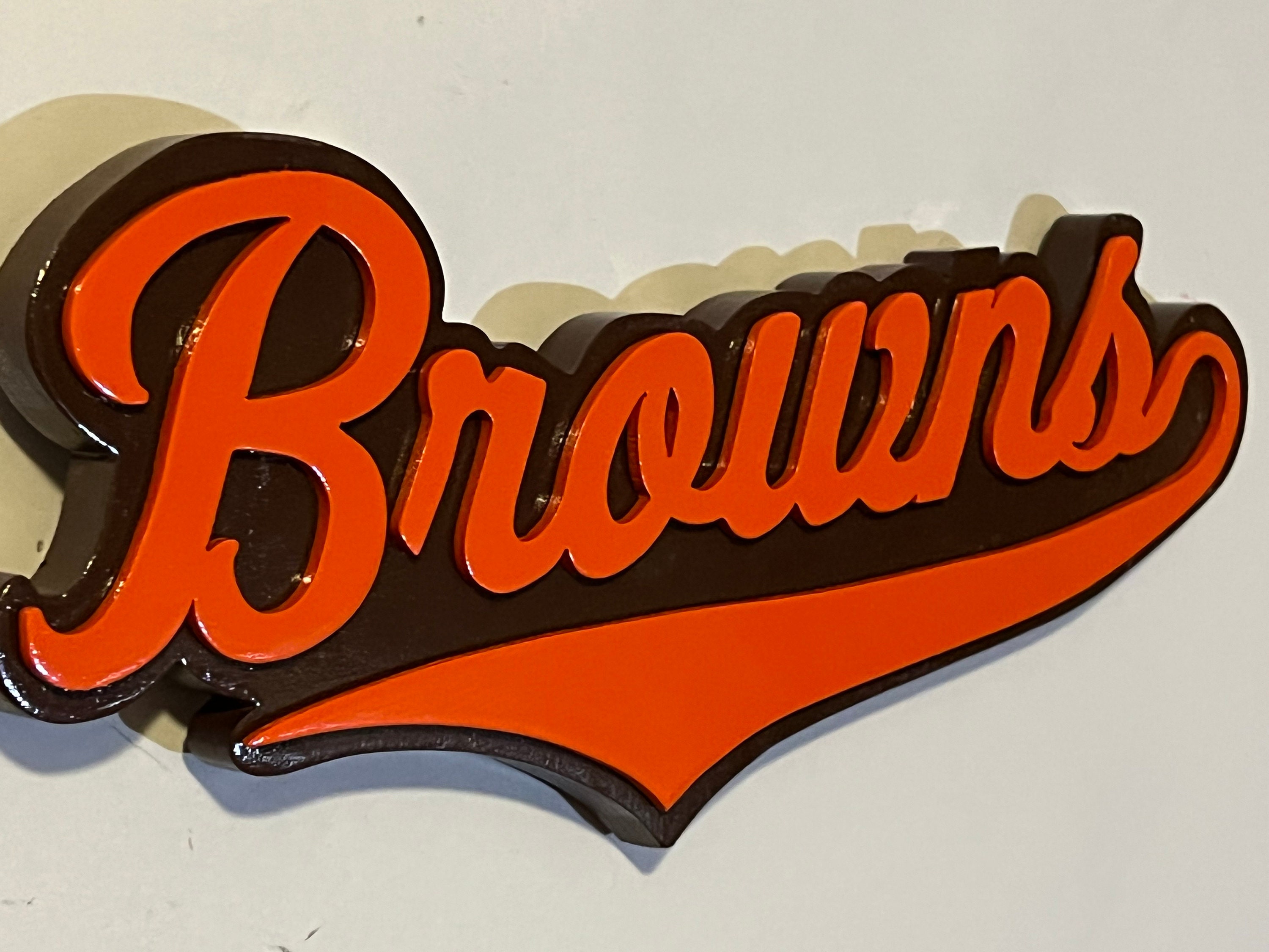 Cleveland Browns Script Wood Sign - Etsy