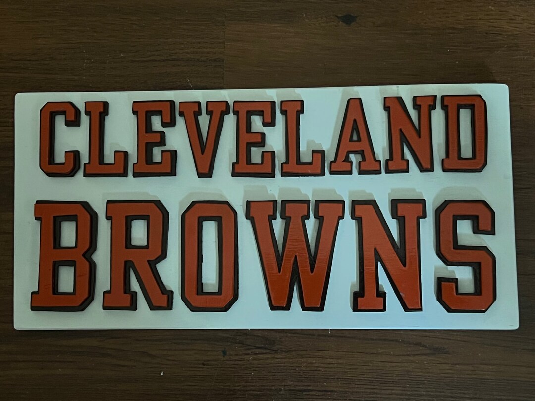 Cleveland Browns Wood Sign - Etsy