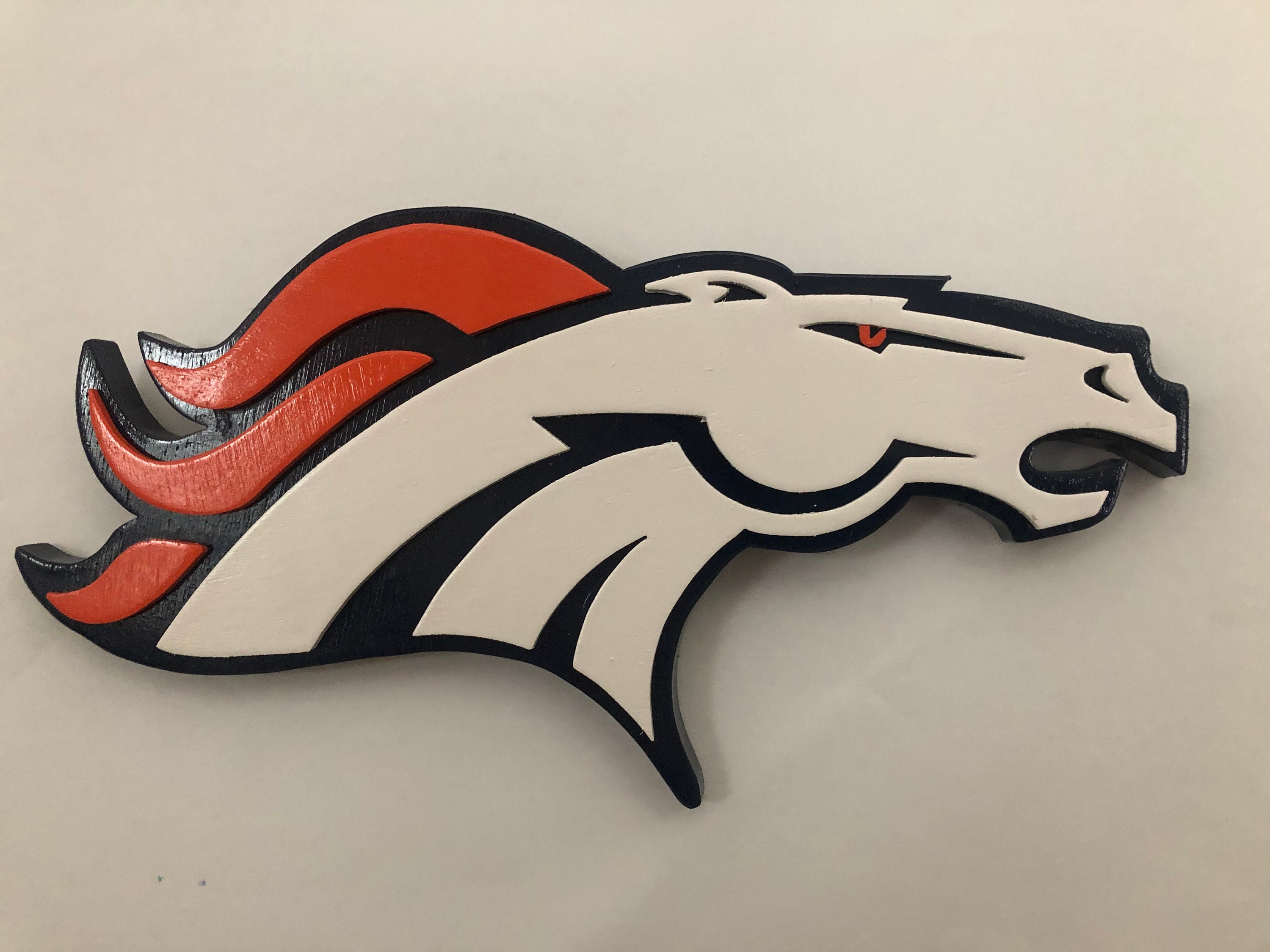 Denver Broncos Wood Sign - Etsy