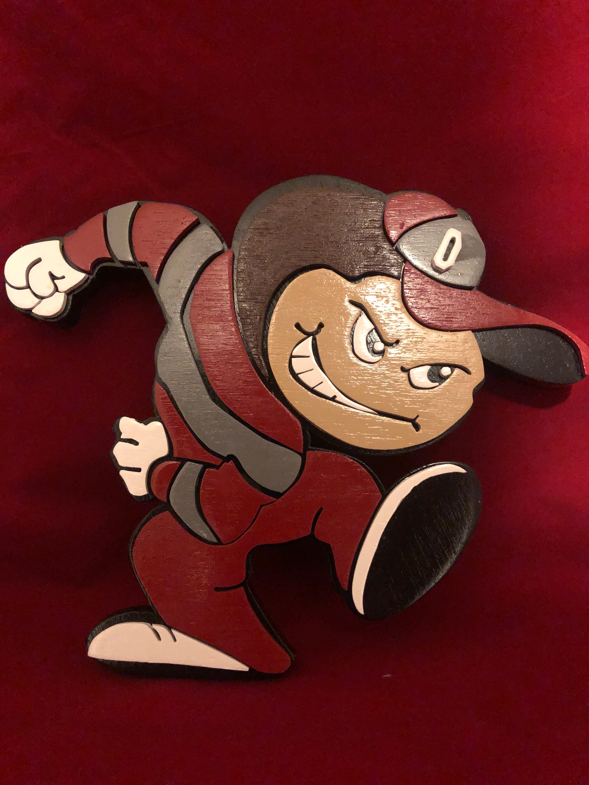 Large Brutus Buckeye of Ohio State Wood Sign - Etsy