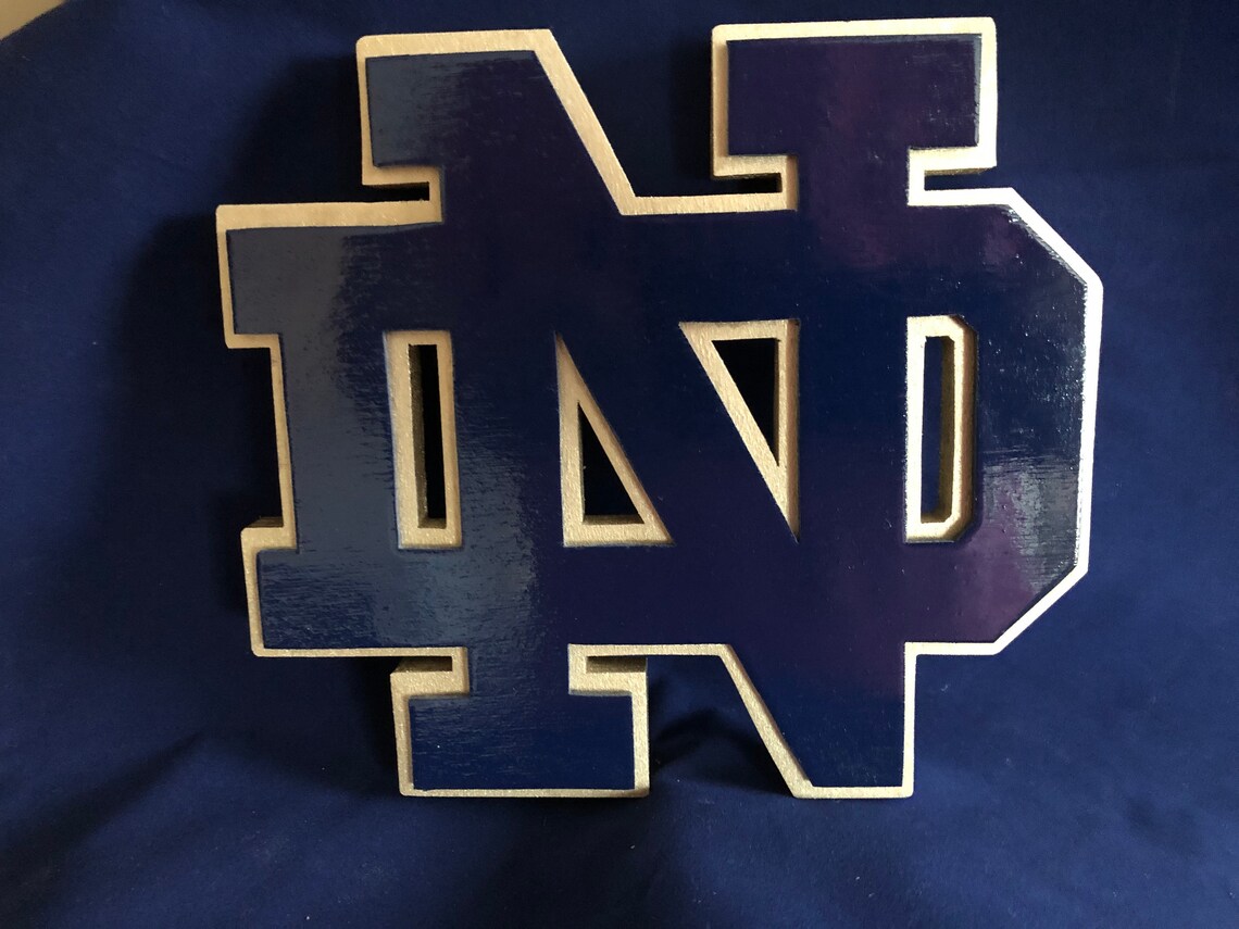 Notre Dame University Wood Sign - Etsy