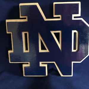 Notre Dame University Wood Sign - Etsy
