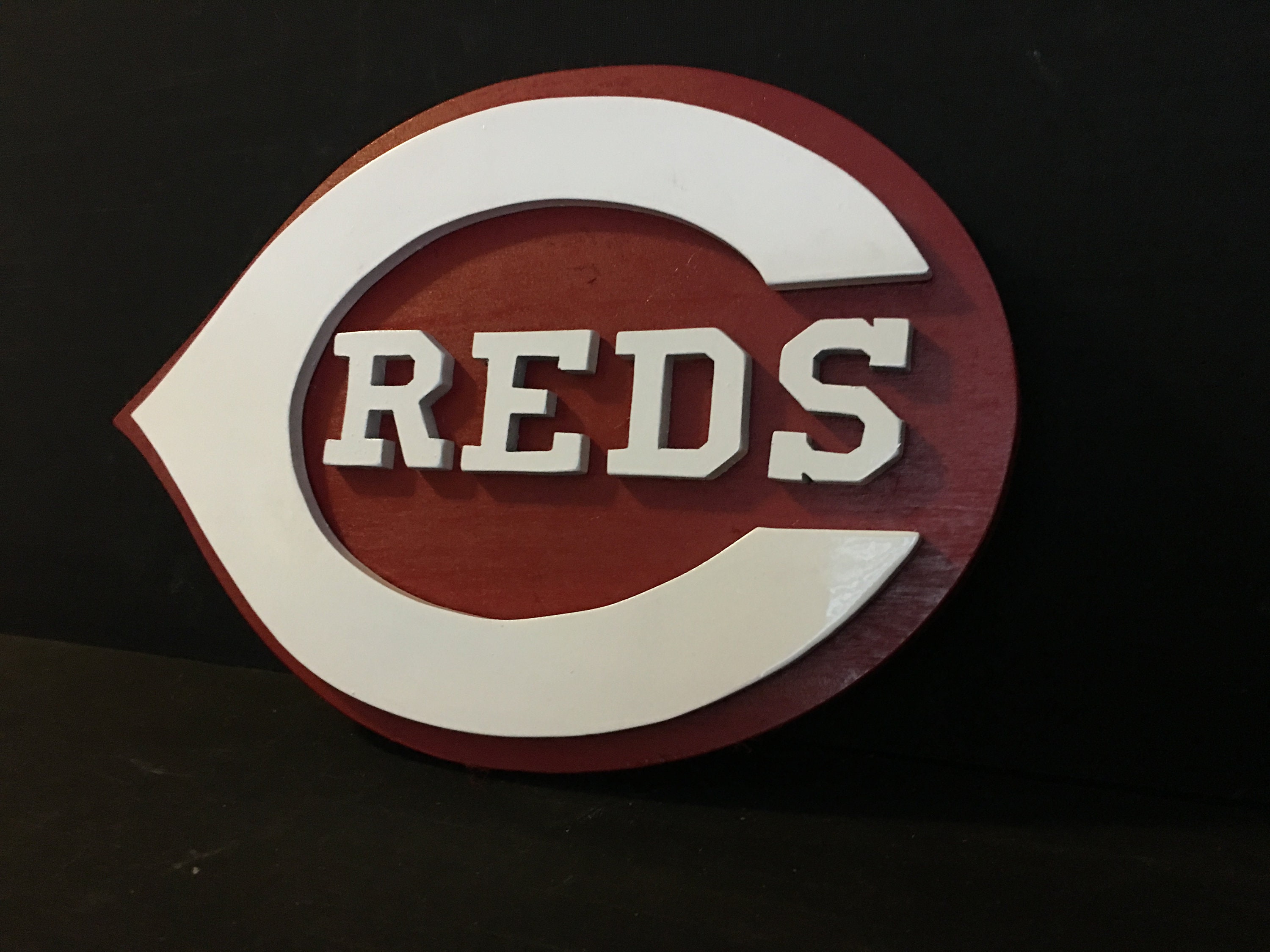Cincinnati Reds Wood Sign | Etsy