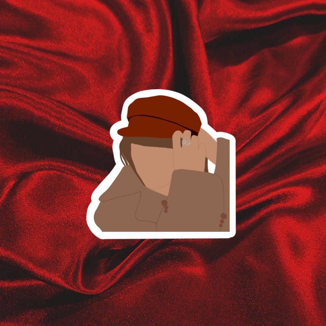Red Tv Album Cover Sticker | Ts Sticker | Fan Art Sticker | Die Cut ...