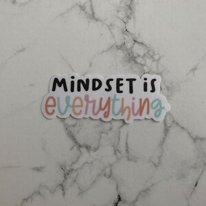 Mindset is Everything Sticker | Positivity Motivation | Aesthetic ...