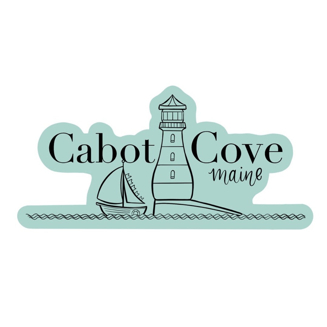 Cabot Cove Murder She Wrote Inspired Waterproof Vinyl Sticker - Etsy