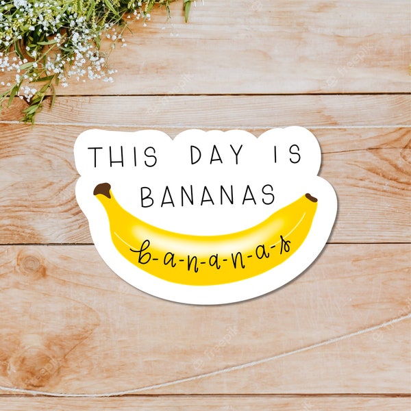 Banana Sticker - Etsy