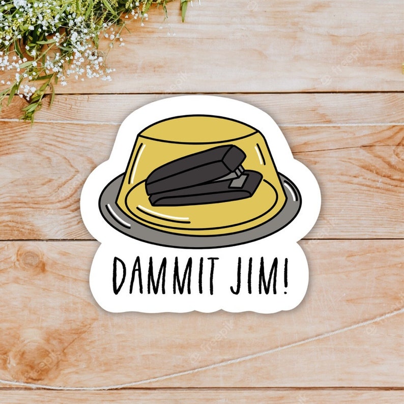 Jello in Stapler the Office Waterproof Vinyl Sticker - Etsy