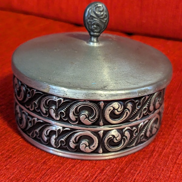 Pewter Jewelry Box - Etsy