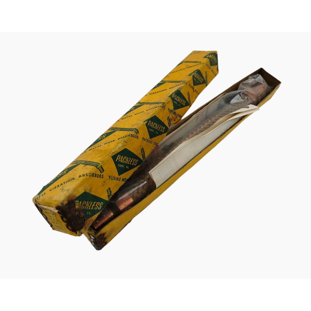 Packless Vibration Absorber VAF 5 Braided Copper Tubing 5/8 in OD ...