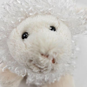 Mary Meyer Lamb Plush Floppy Stuffed Animal Sheep White Curly Black ...