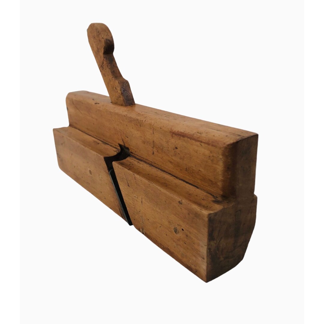 Vintage Moulding Plane Wood Working Hand Tool Blade Concaved Stamped G ...