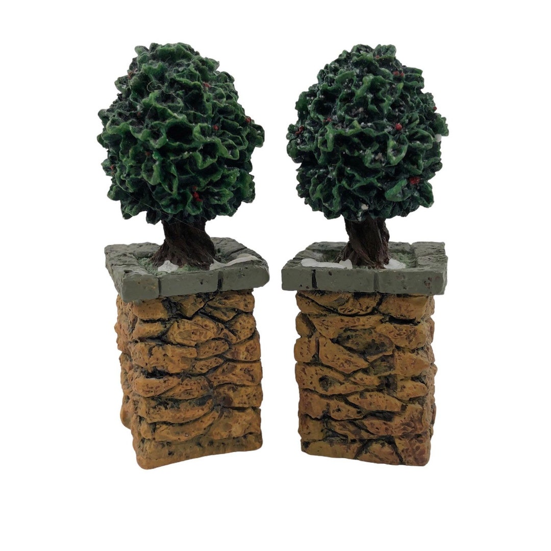 Department 56 Stone Corner Posts Holly Tree Village Accessory 52649 ...