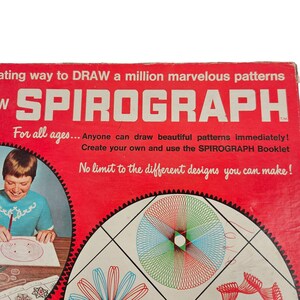Kenners Spirograph 401 Art Drawing Set Blue Storage Tray Box Incomplete Vintage - Etsy