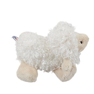 Mary Meyer Lamb Plush Floppy Stuffed Animal Sheep White Curly Black ...