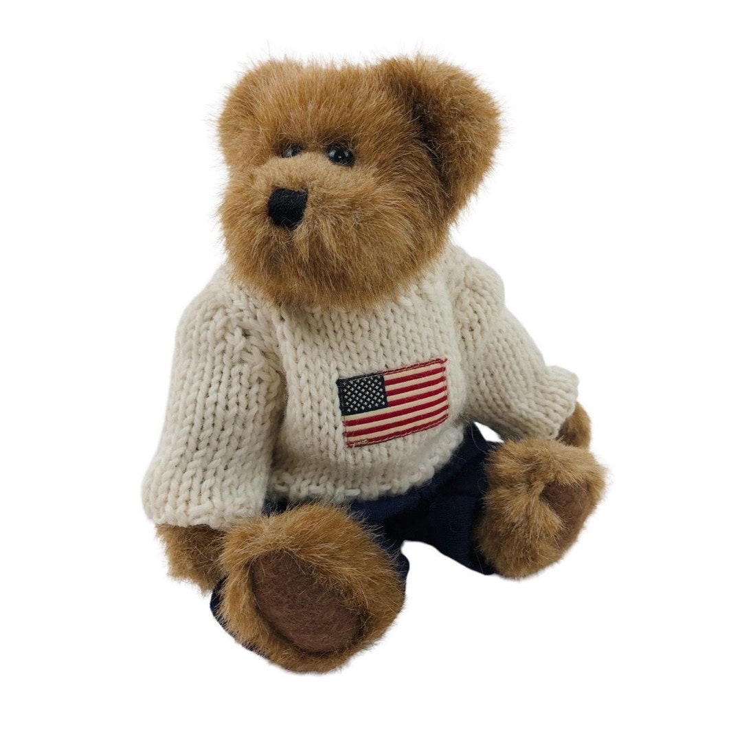 Boyds Bears Plush Edmund Bailey and Friends Sweater Stuffed - Etsy