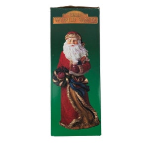 Old World Santa Figurine Commodore Resin Christmas Decor - Etsy