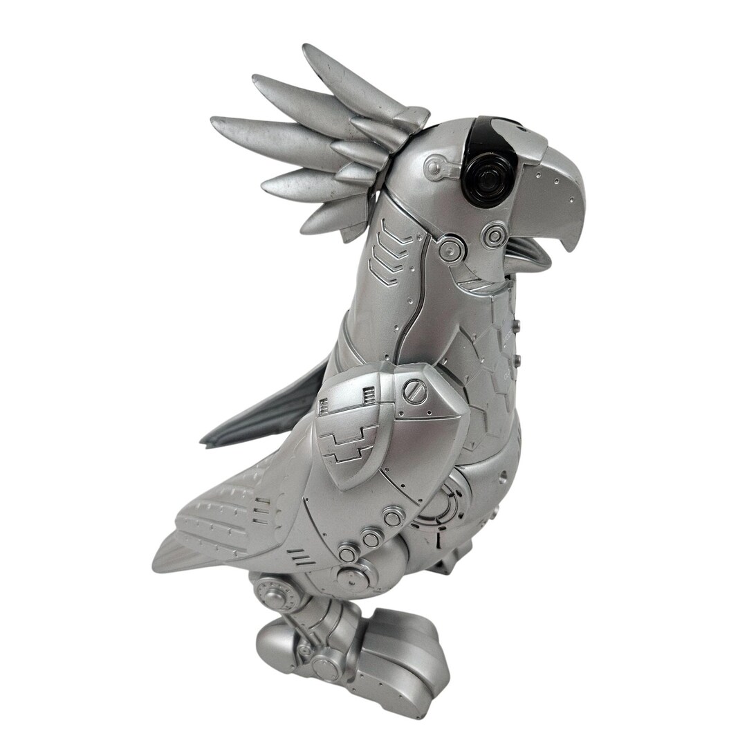 Tekno Polly the Parrot Electronic Robot Bird Toyquest Interactive Talks ...