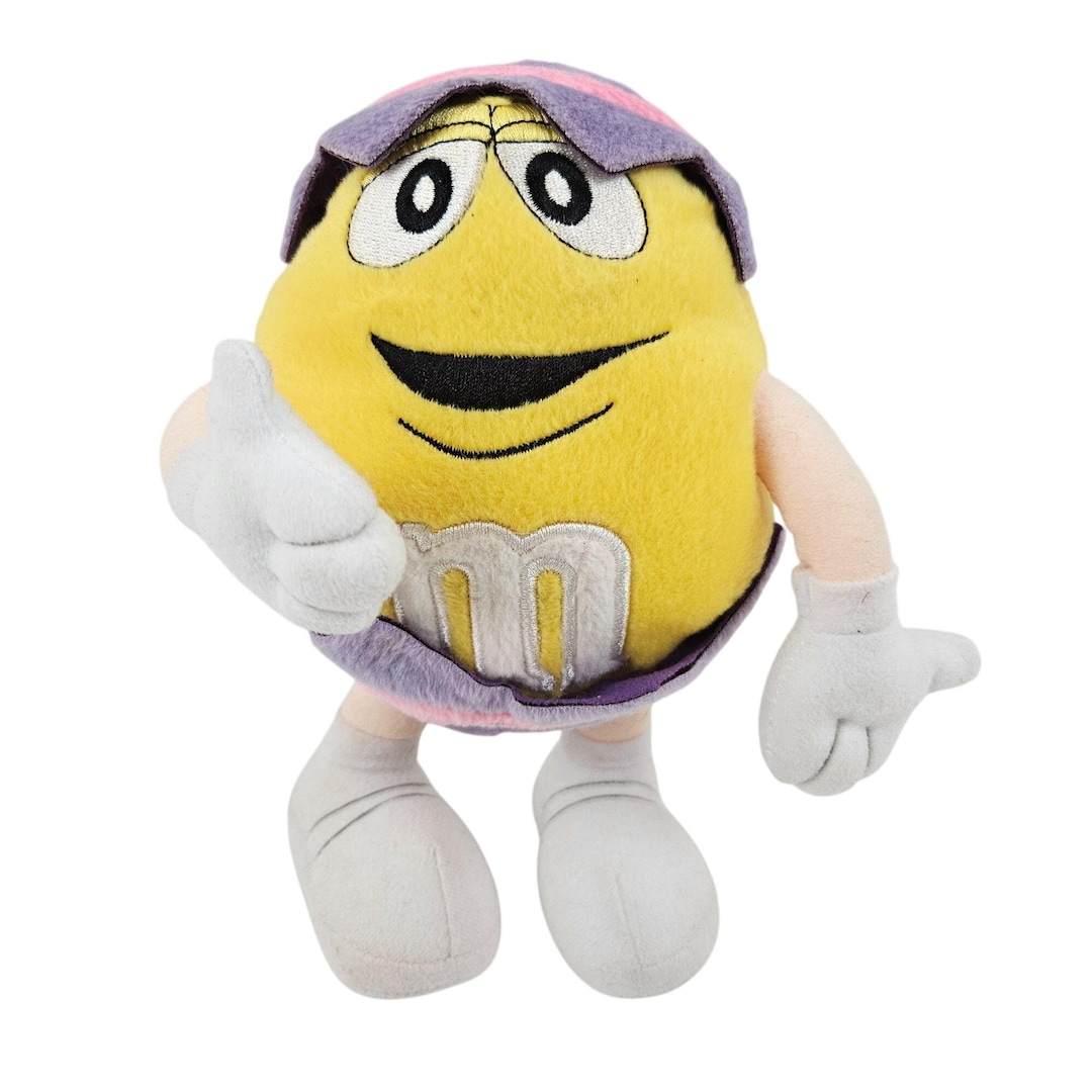 Mms Brand Yellow Plush Toy With Purple Hat & Gloves Galerie TM ...