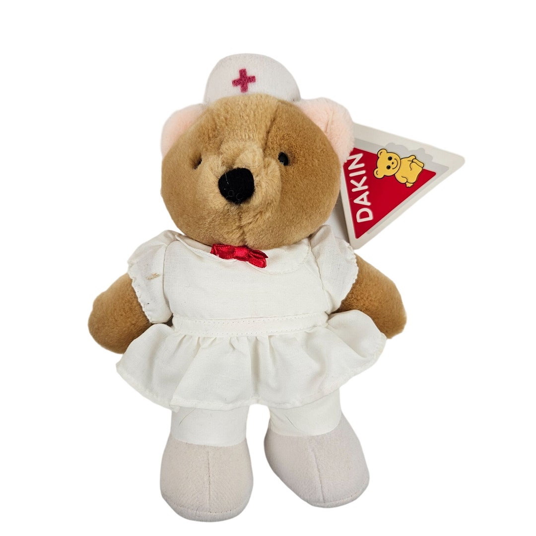 Dakin Nancy Bear Nurse Plush 1985 Toy Collectible Stuffed Animal ...