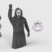 Ghost Scream: Papercraft Design, PDF Template, DIY 3D Model, Fanart ...