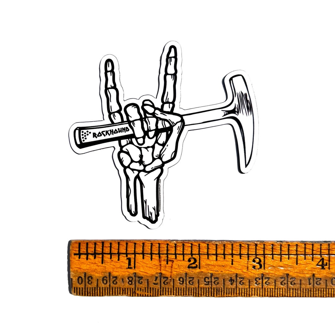 ROCKHOUND Sticker or Magnet | Geology, Geologist, Mining, Gift ...