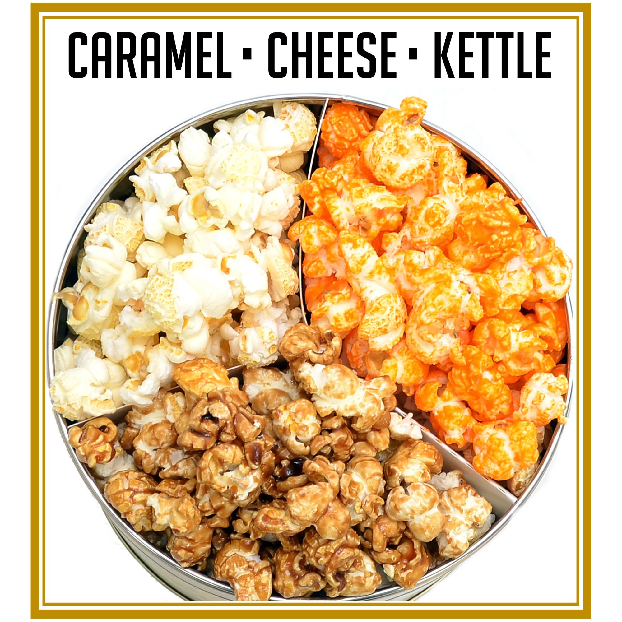 Gourmet Popcorn Tin-2 Large Gallons-our 3 Most Popular - Etsy