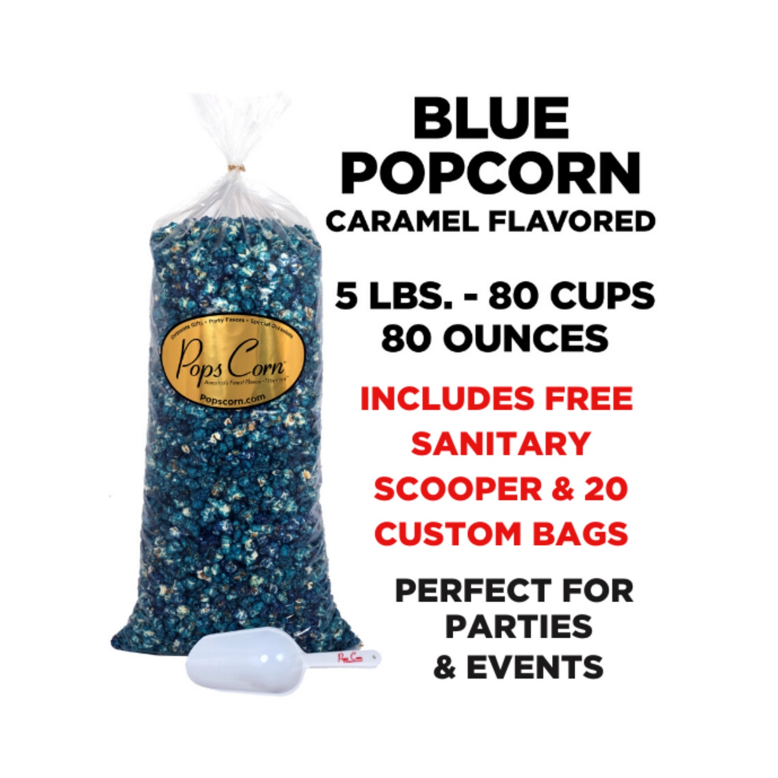 Gourmet Pops Corn It's a Boy-bulk/wholesale BLUE Popcorn-5 - Etsy