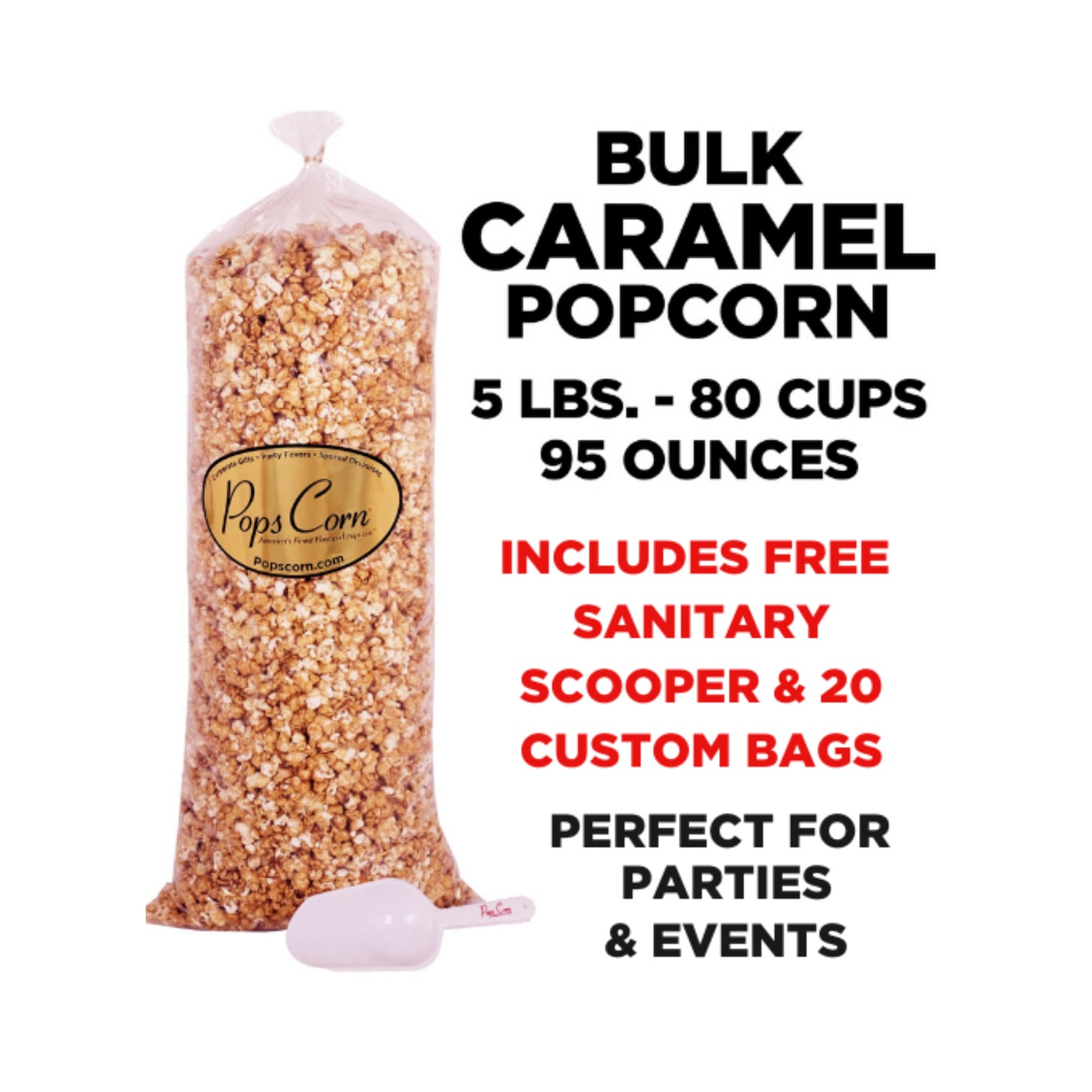 Gourmet BULK CARAMEL Popcorn Perfect for a Popcorn Bar - Etsy