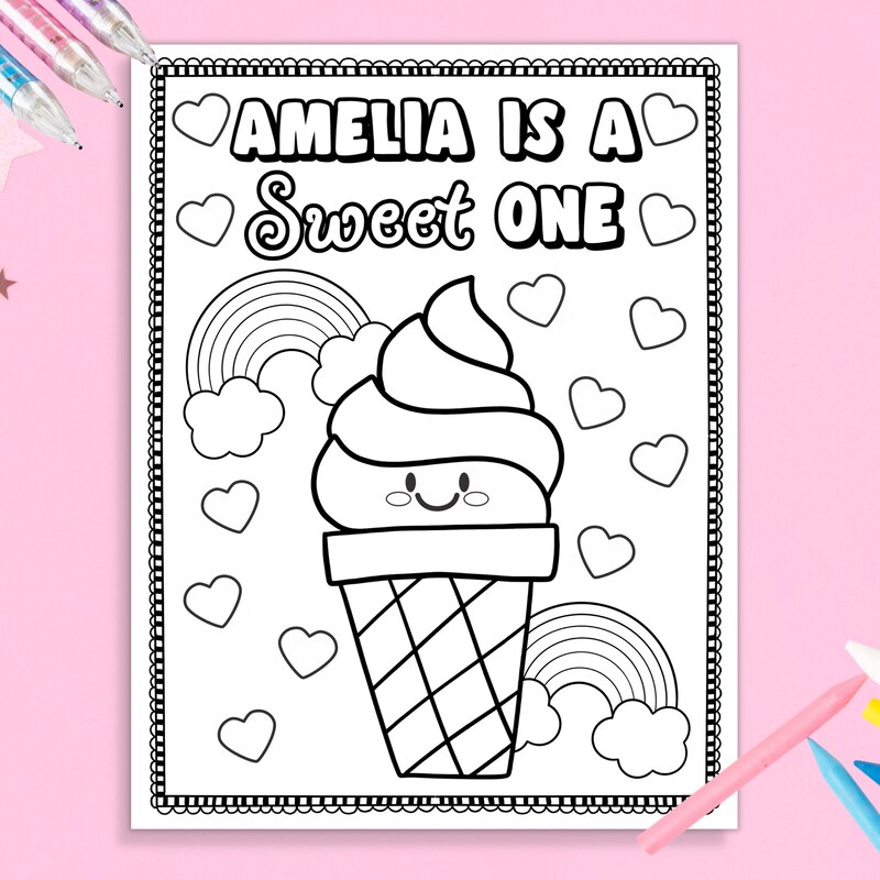 One Color Coloring Book - Etsy