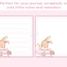 Ballet Printable Memo Pad, Bunny Memo Sheets, Cute Printable Notepad ...