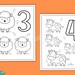 Number Coloring Pages for Kids, Preschool Coloring Pages, Homeschool ...