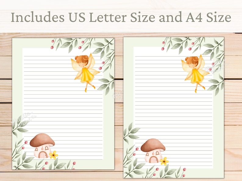 Fairy Stationery, Fairytale Writing Paper, Forest Stationery, Fantasy ...